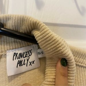 Princess Polly | Jackets & Coats | Princess Polly Western Cord Jacket ...